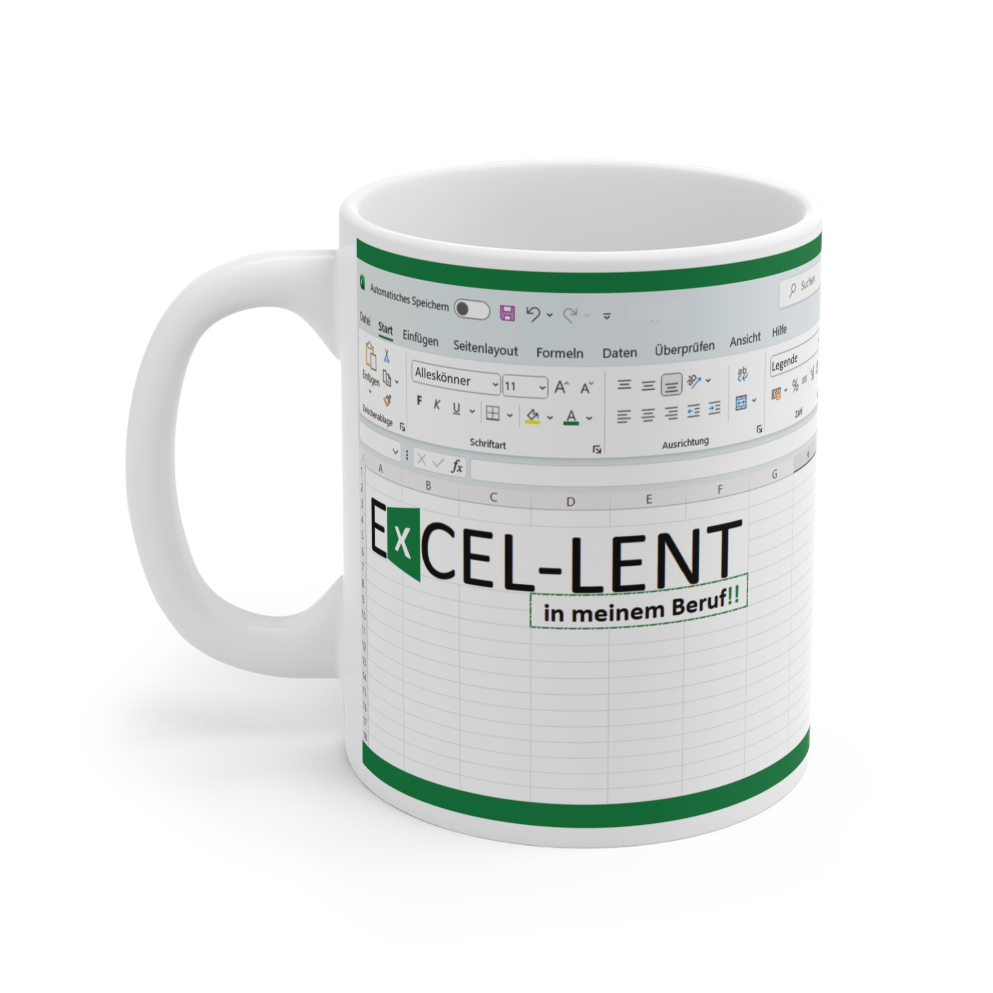 Tasse Excel lustig | Büro Excel-Lent – MrTKBooker